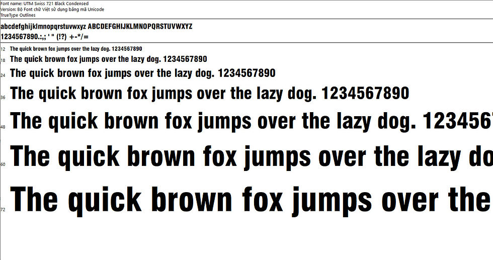 Font Swiss Condensed việt hóa - Fonts Chữ Đẹp